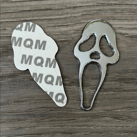 Other | Scream Ghostface Car Emblem With Sticky Adhesive | Poshmark